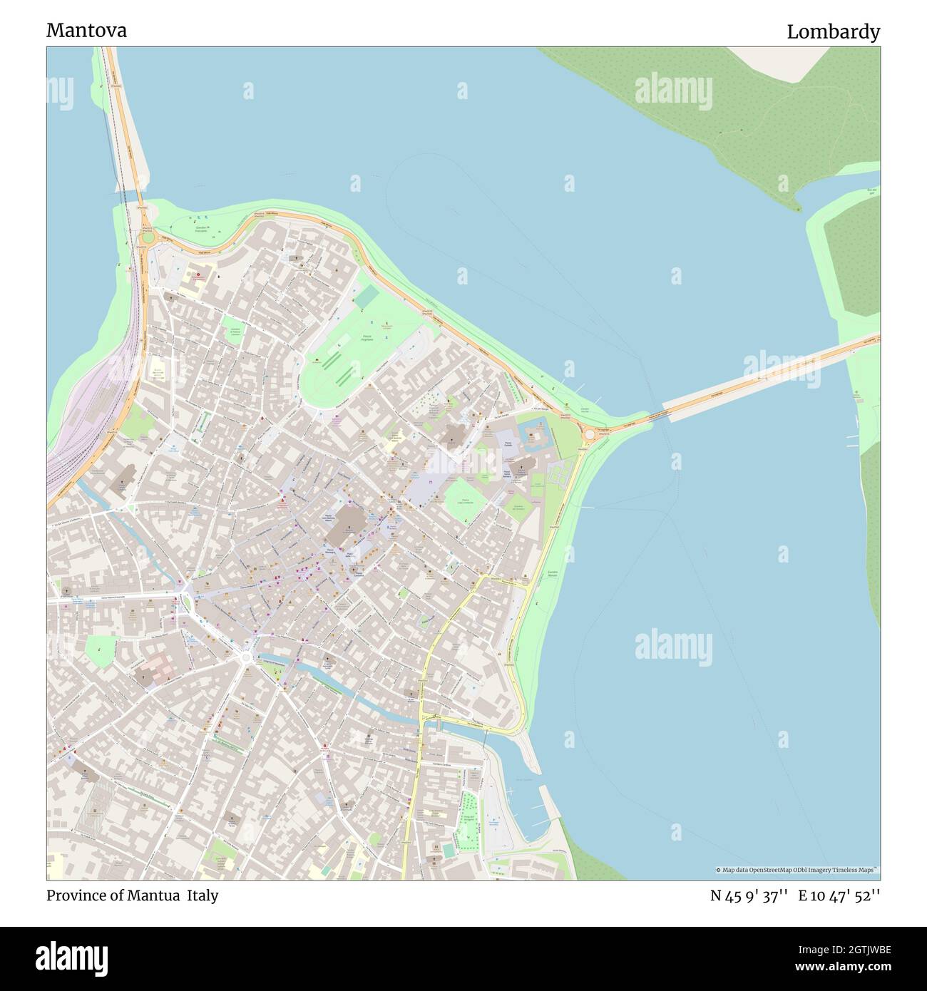 Mantova map hi-res stock photography and images - Alamy