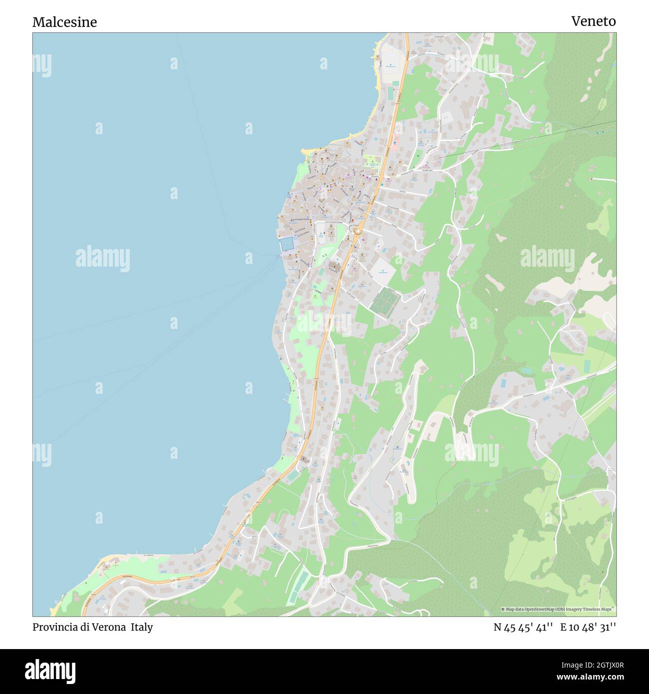 Malcesine Cut Out Stock Images & Pictures - Alamy