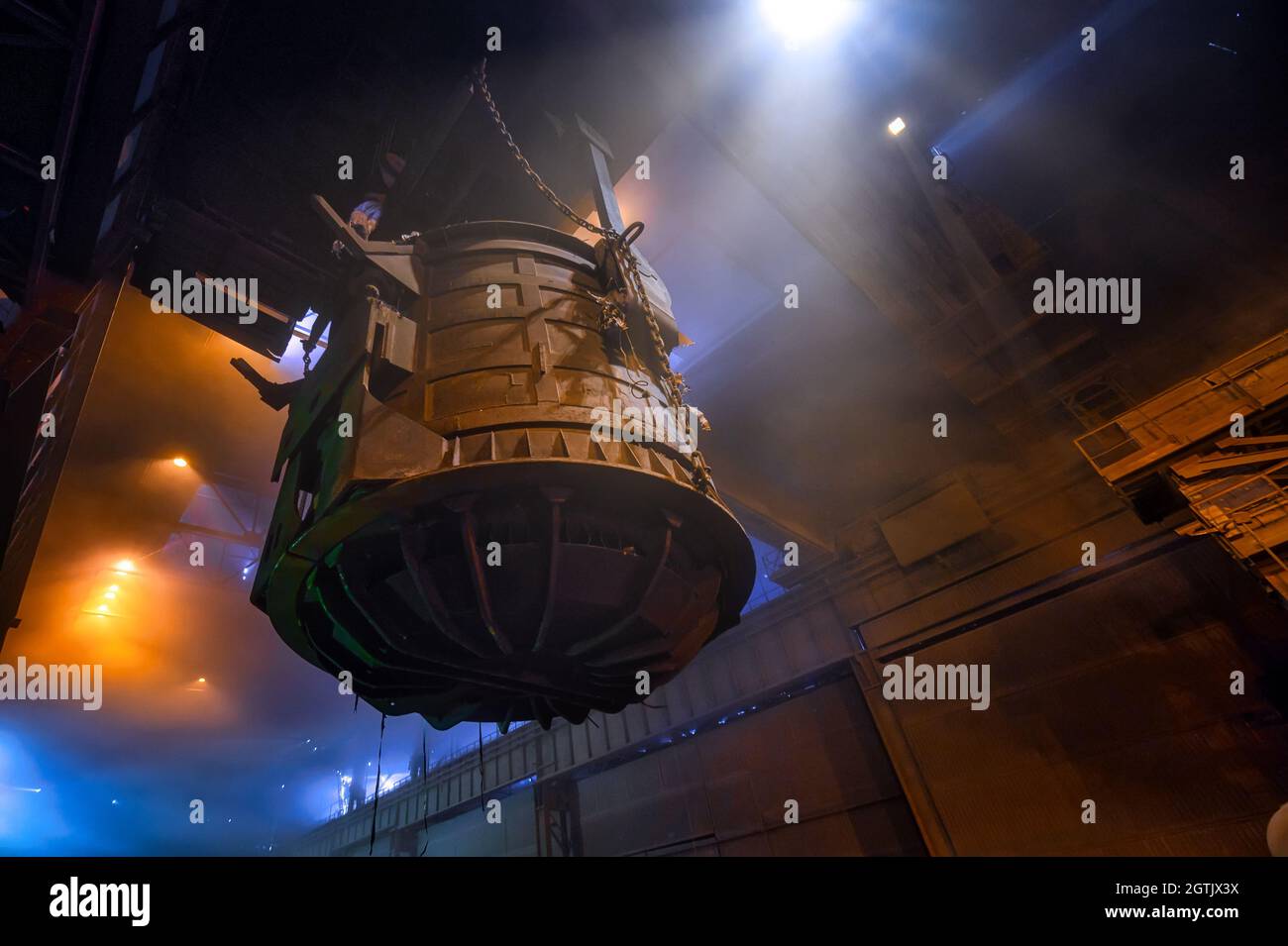 Ladle metallurgy furnace furnace hi-res stock photography and images ...