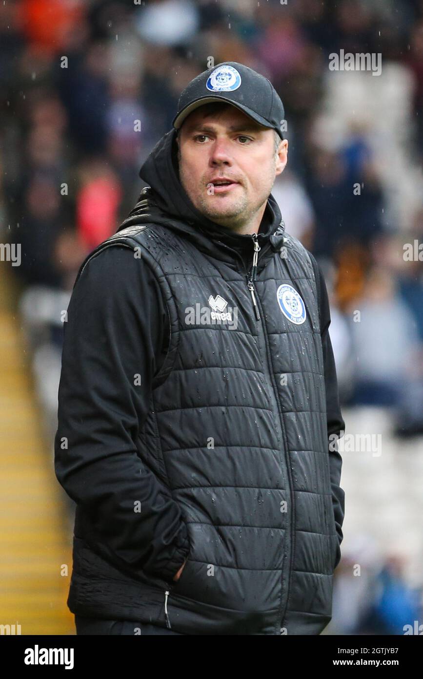 Rochdale manager Robbie Stockdale during the Sky Bet League Two match ...