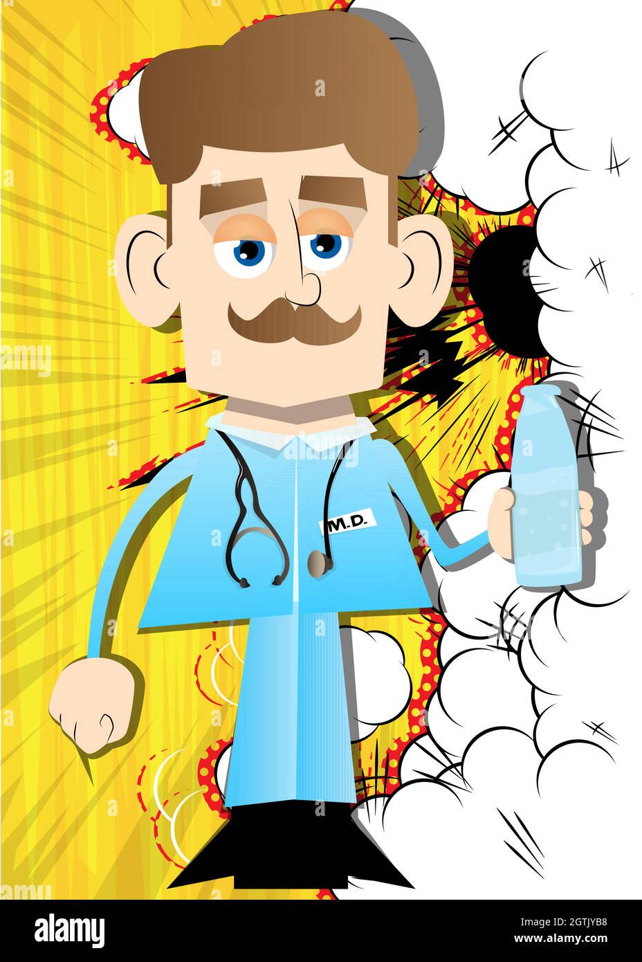 Hospital water use Stock Vector Images - Alamy