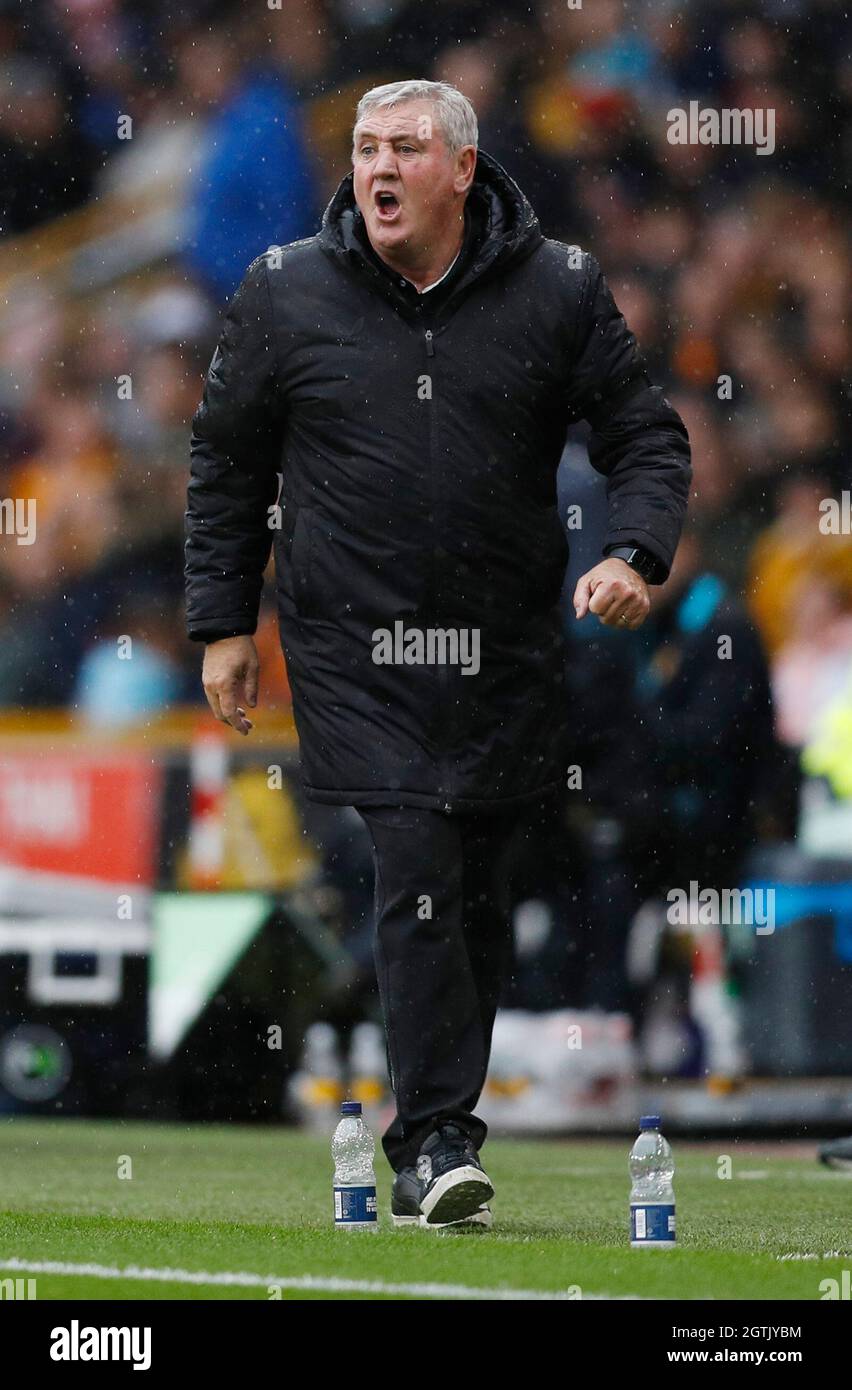 Wolverhampton, England, 2nd October 2021. Steve Bruce manager of ...