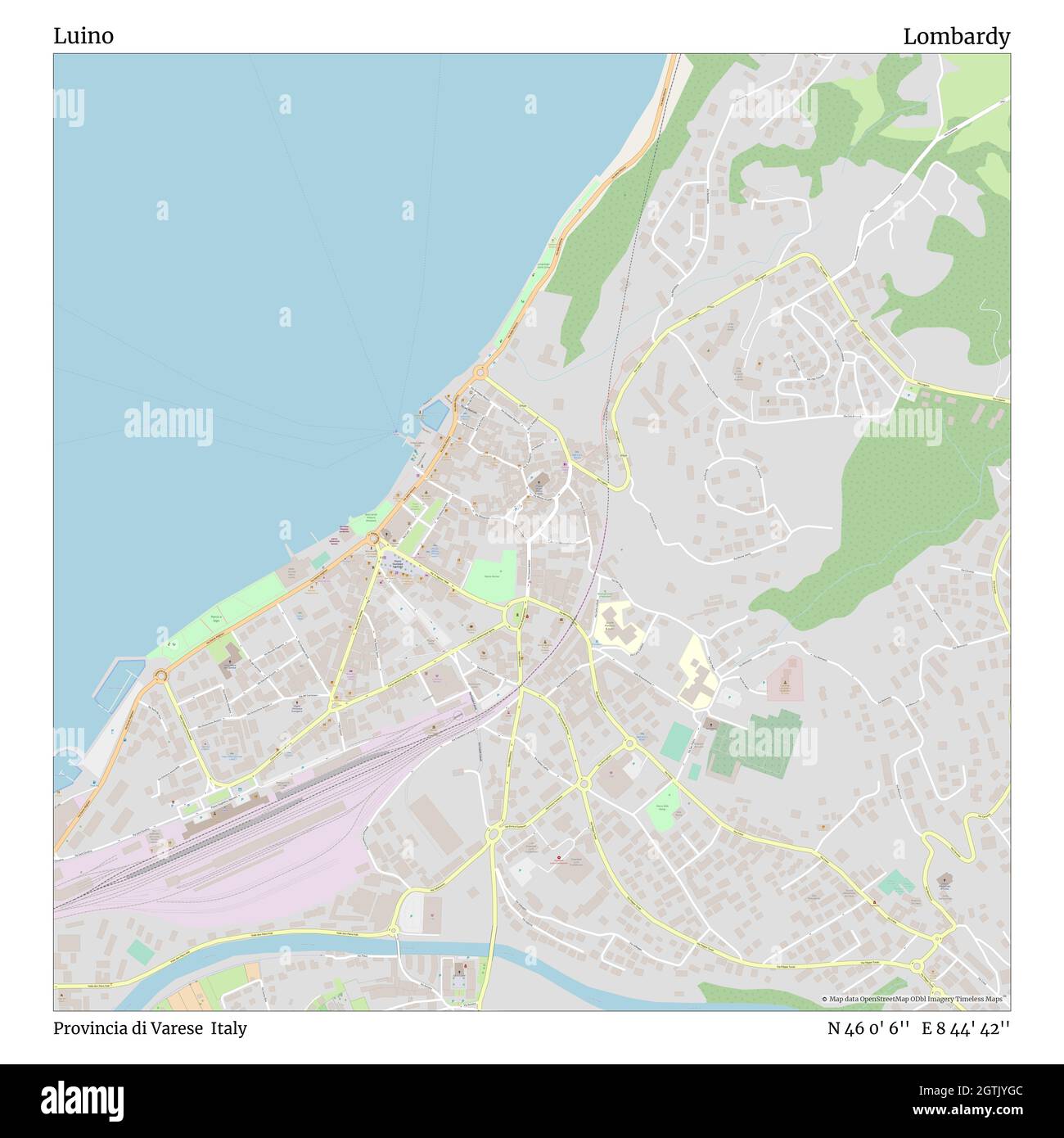 Luino, Provincia di Varese, Italy, Lombardy, N 46 0' 6'', E 8 44' 42 ...