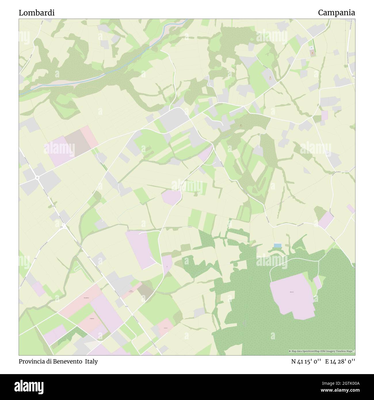 Lombardi, Provincia di Benevento, Italy, Campania, N 41 15' 0'', E 14 ...