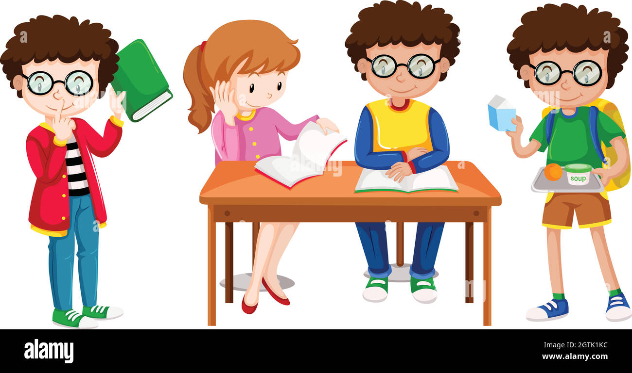 Middle School Kids Clip Art