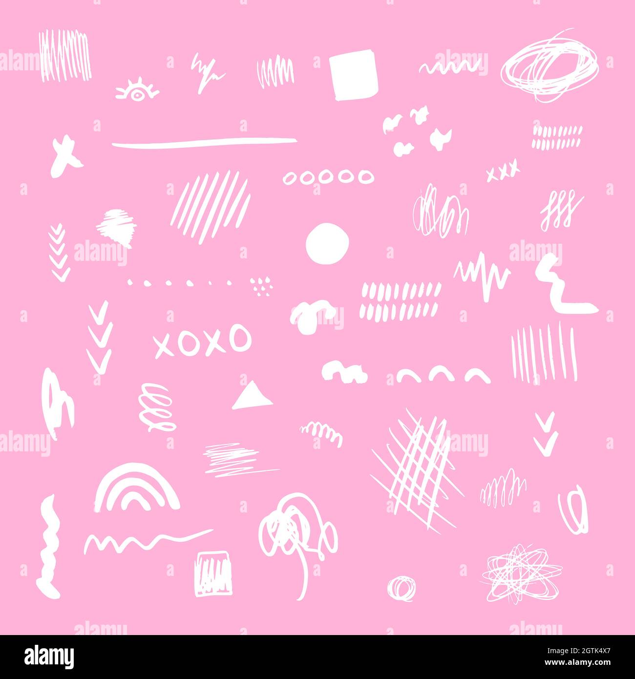 Sketch ink textures design grunge Stock Vector Images - Alamy