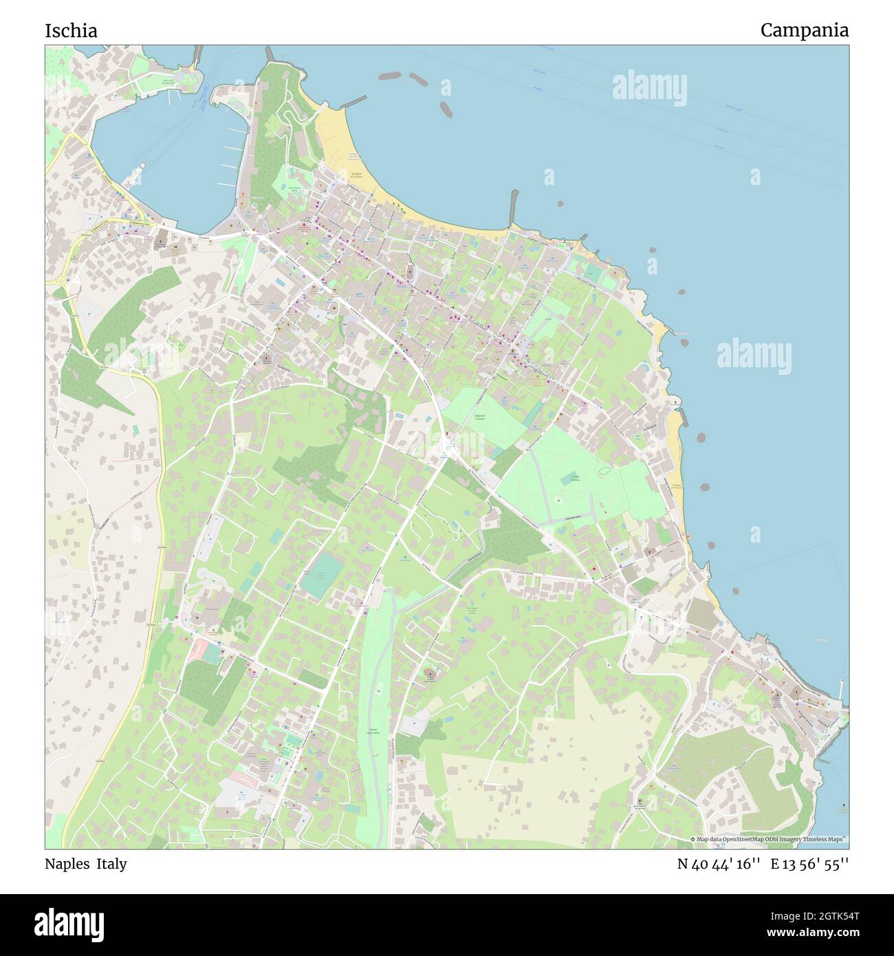 Ischia map Cut Out Stock Images & Pictures - Alamy