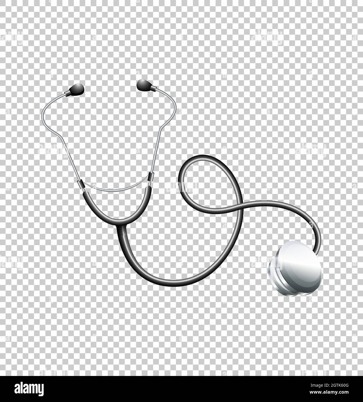 Stethoscope on transparent background Stock Vector Image & Art - Alamy