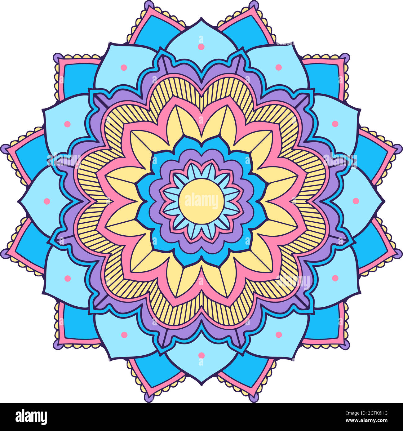 Blue yellow pattern Stock Vector Images - Alamy