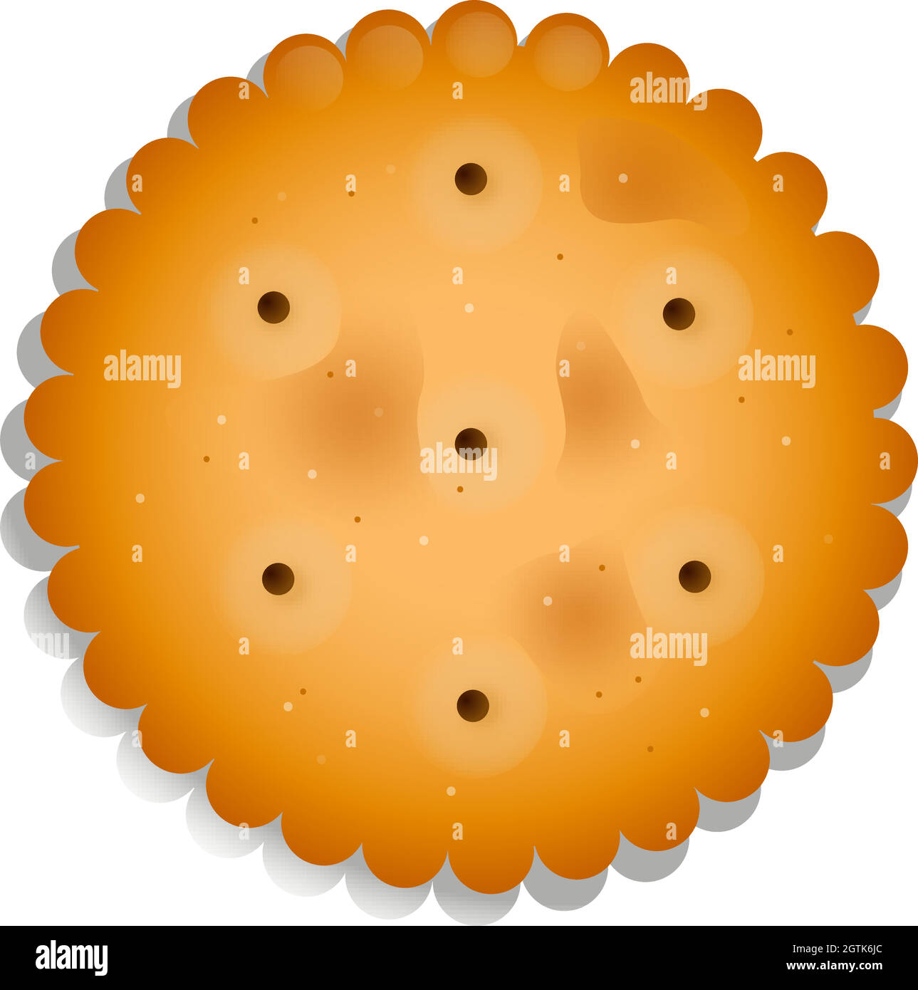 Crunchy cookie Stock Vector Images - Alamy