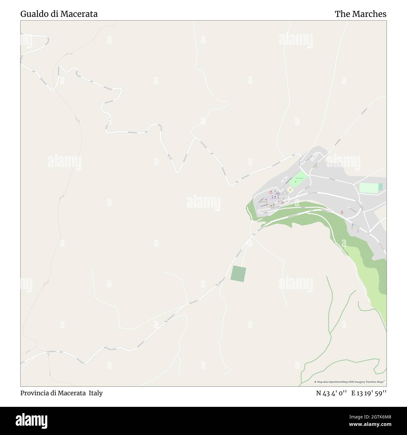 Gualdo di Macerata, Provincia di Macerata, Italy, The Marches, N 43 4 ...