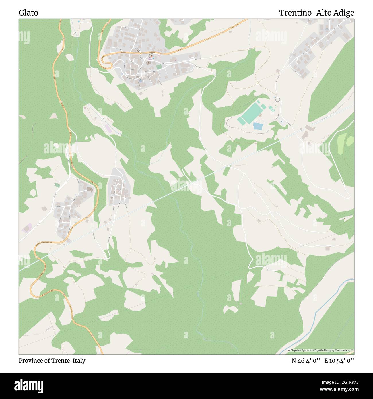 Glato, Province of Trente, Italy, Trentino-Alto Adige, N 46 4' 0'', E ...