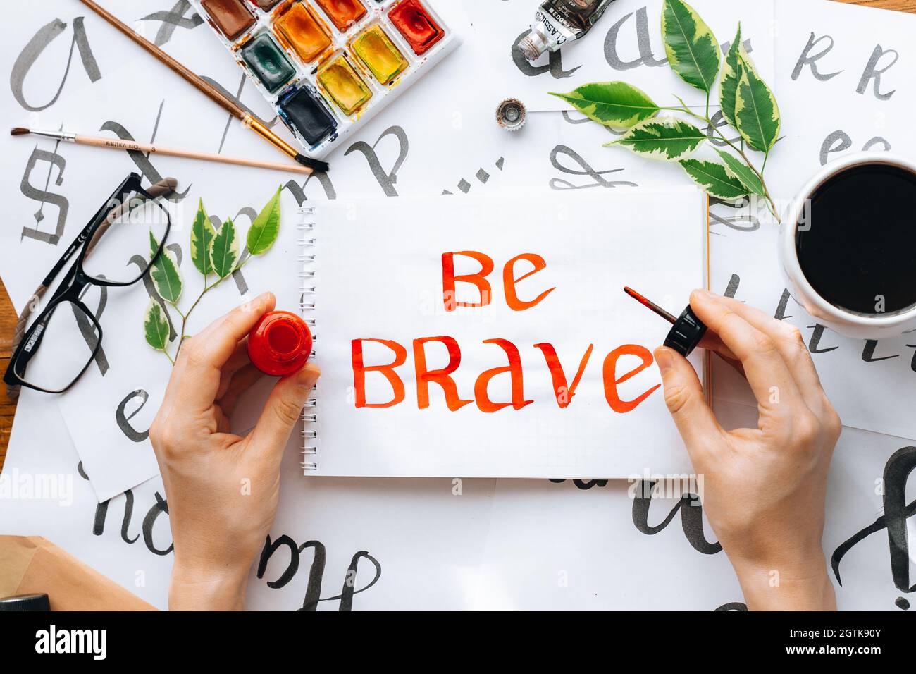 Cursive Writing Lesson High Resolution Stock Photography and Images - Alamy