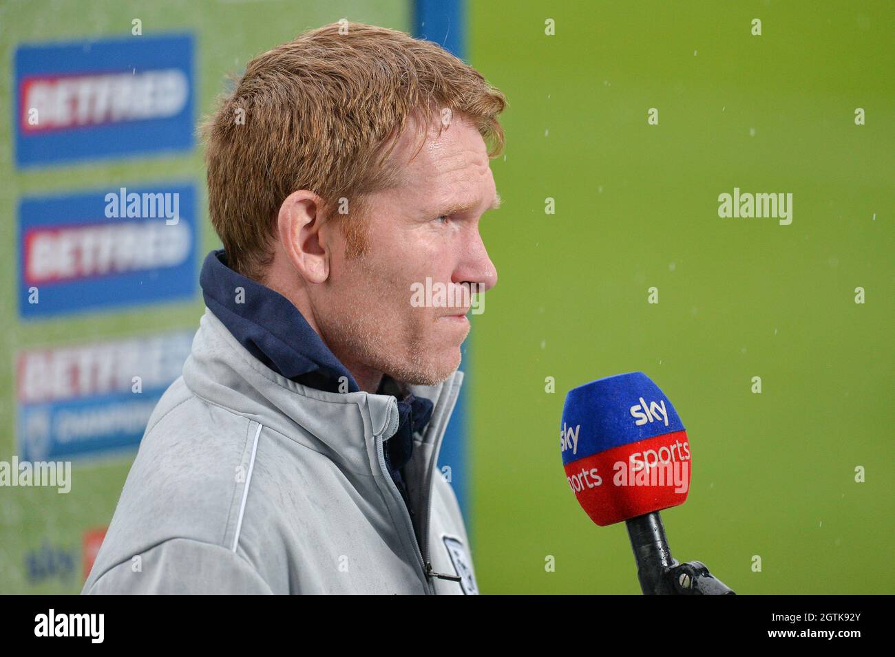 Featherstone, England - 2 October 2021 - Featherstone Rovers Head Coach ...