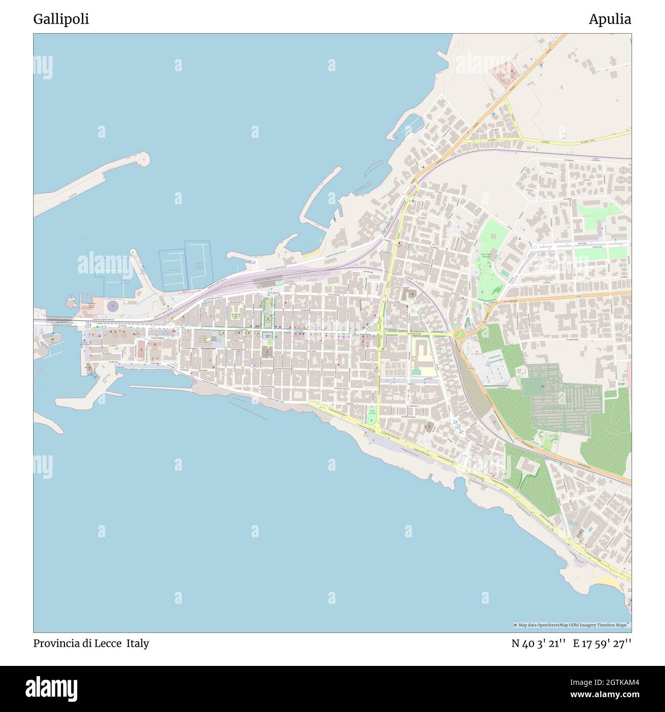 Gallipoli map map Cut Out Stock Images & Pictures - Alamy