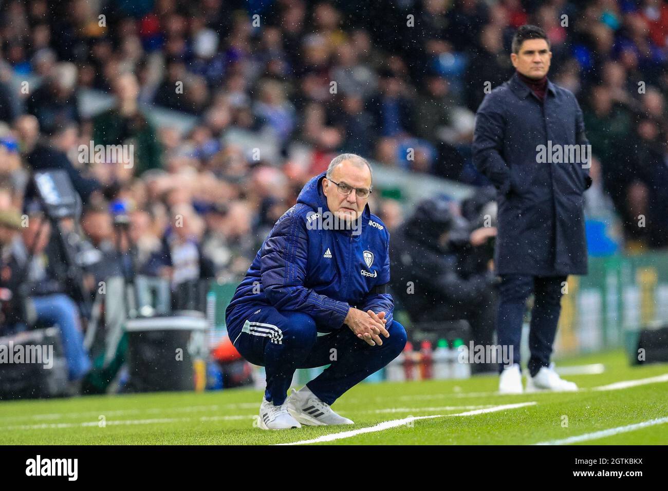 Marcelo Bielsa manager of Leeds United during the game Stock Photo - Alamy