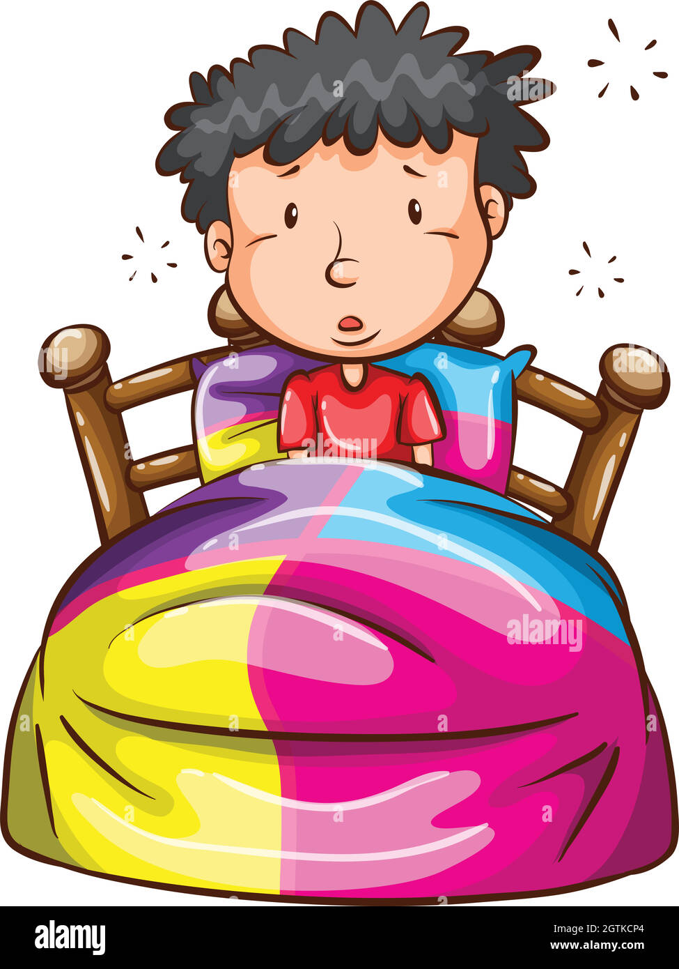 A bed Stock Vector Images - Alamy