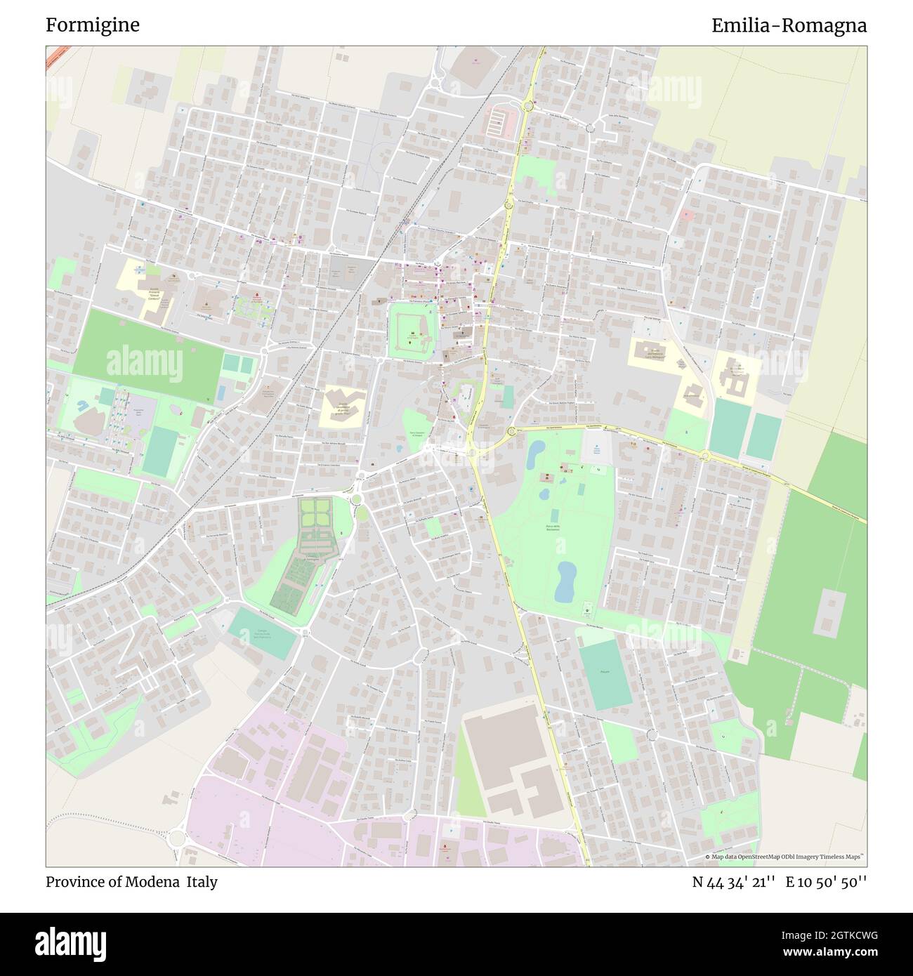 Modena province map hi-res stock photography and images - Alamy