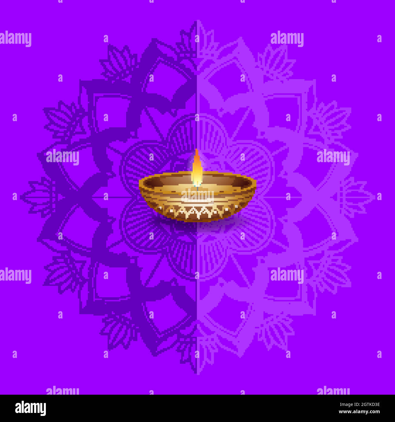 Mandala of light Stock Vector Images - Alamy