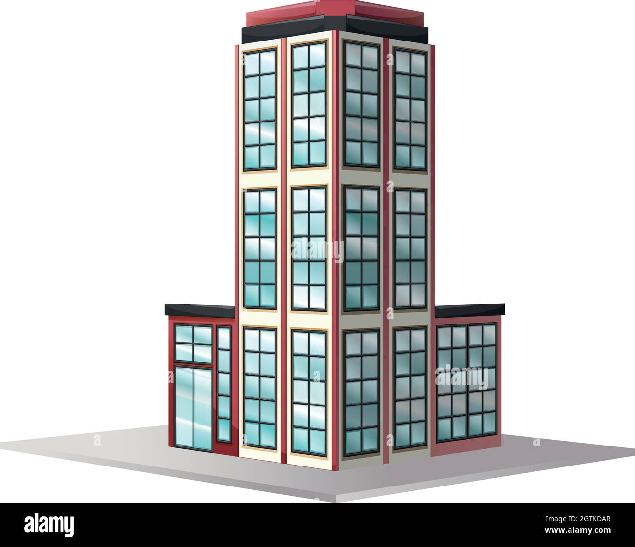 Office design architecture Stock Vector Images - Alamy
