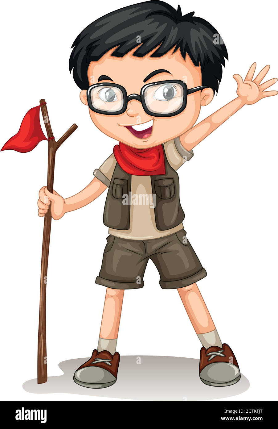 Explorer boy Cut Out Stock Images & Pictures - Alamy