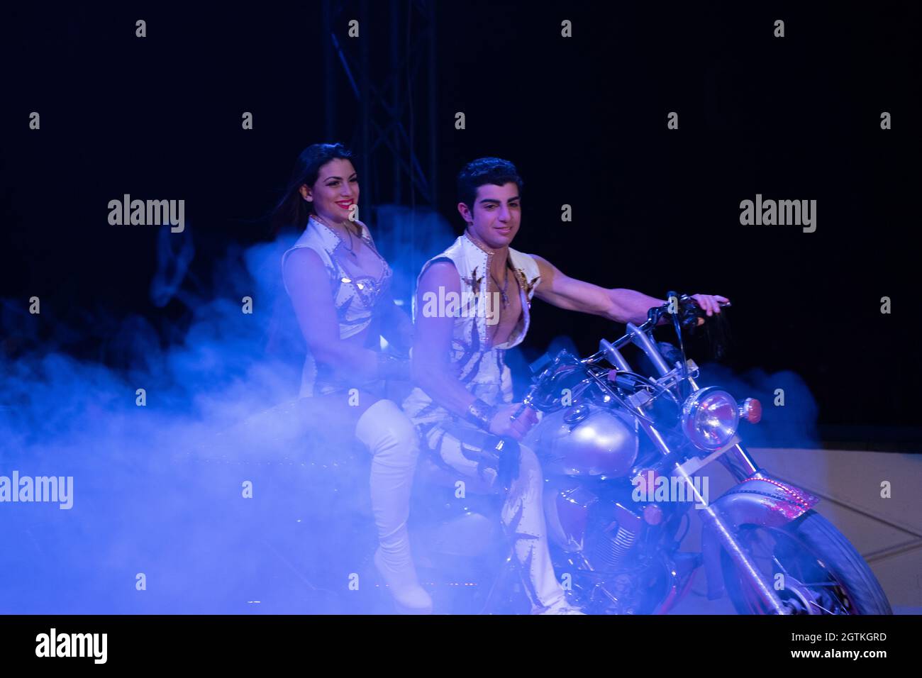 Circus acts in costume Stock Photo - Alamy