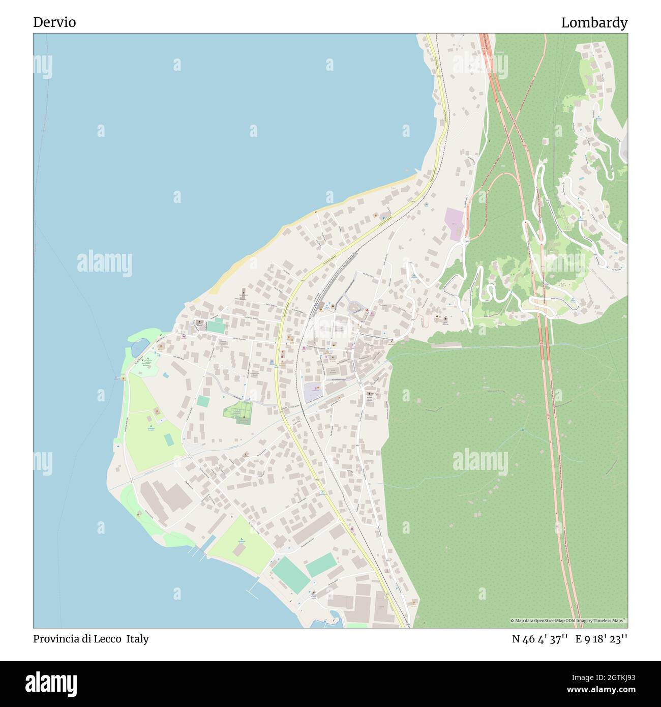 Dervio, Provincia di Lecco, Italy, Lombardy, N 46 4' 37'', E 9 18' 23 ...