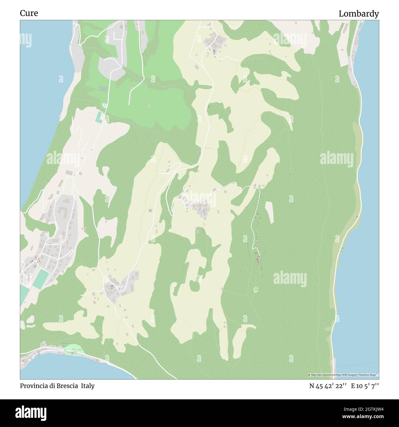 Cure, Provincia di Brescia, Italy, Lombardy, N 45 42' 22'', E 10 5' 7 ...