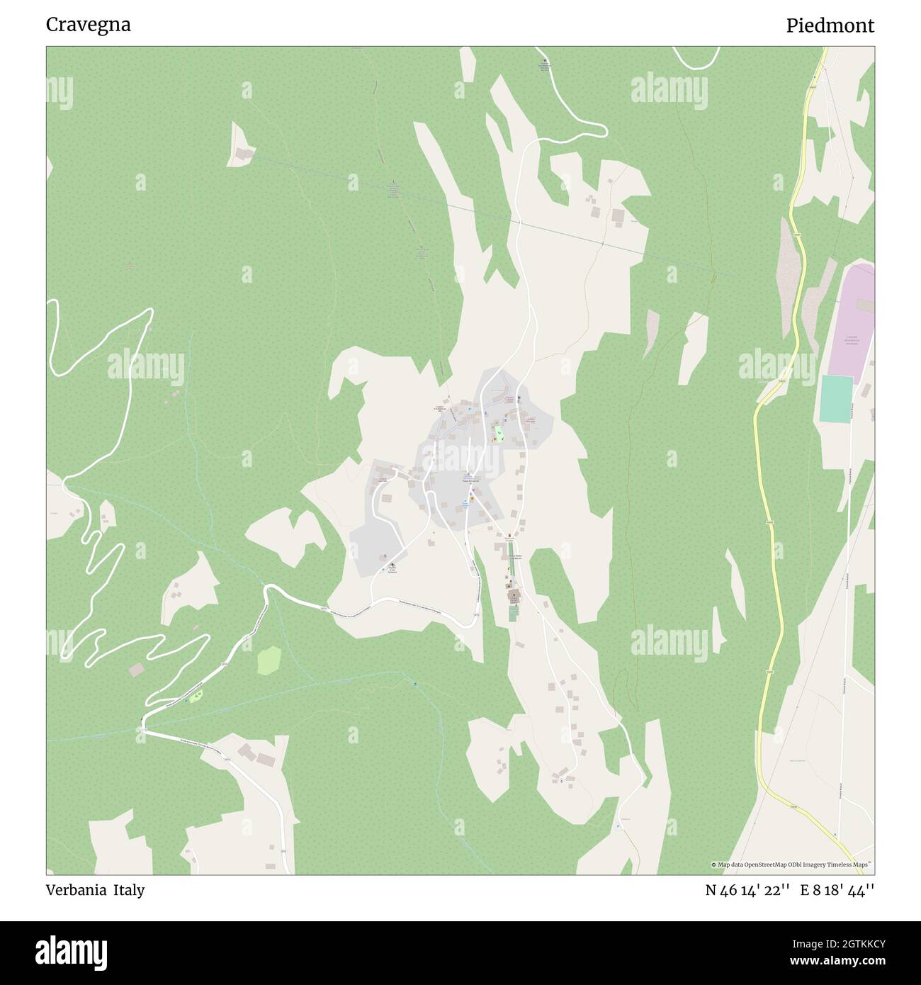 Cravegna, Verbania, Italy, Piedmont, N 46 14' 22'', E 8 18' 44'', map ...
