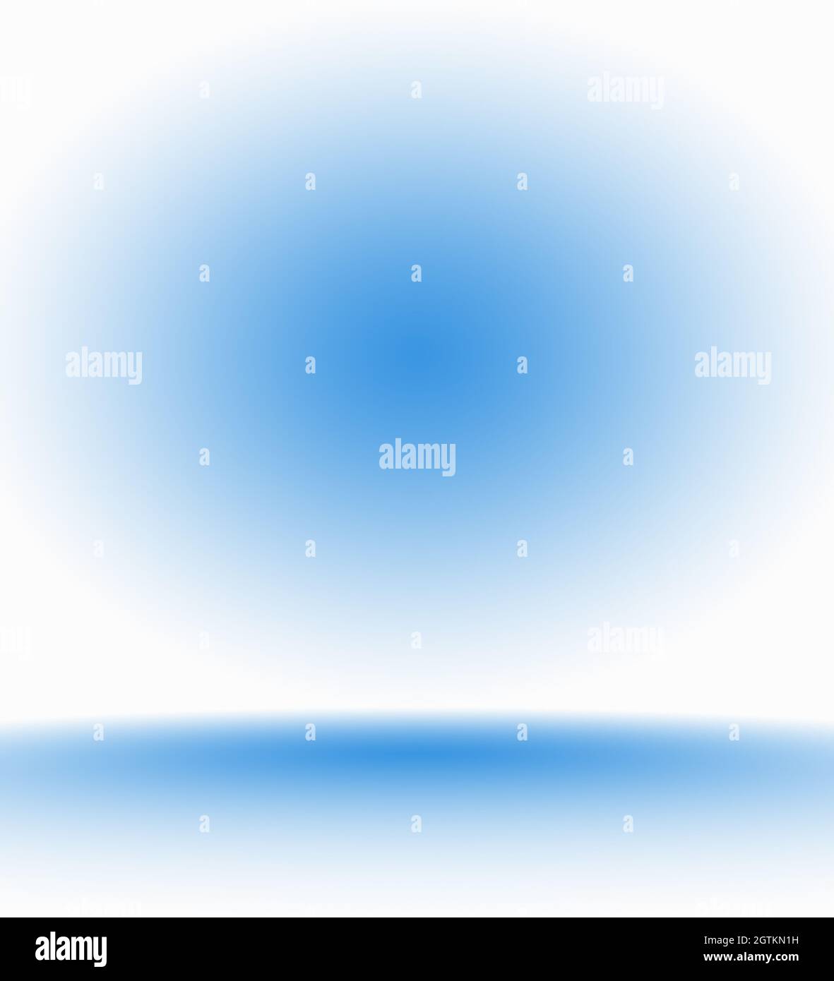 Abstract Smooth blue with Black vignette Studio well use as background ...