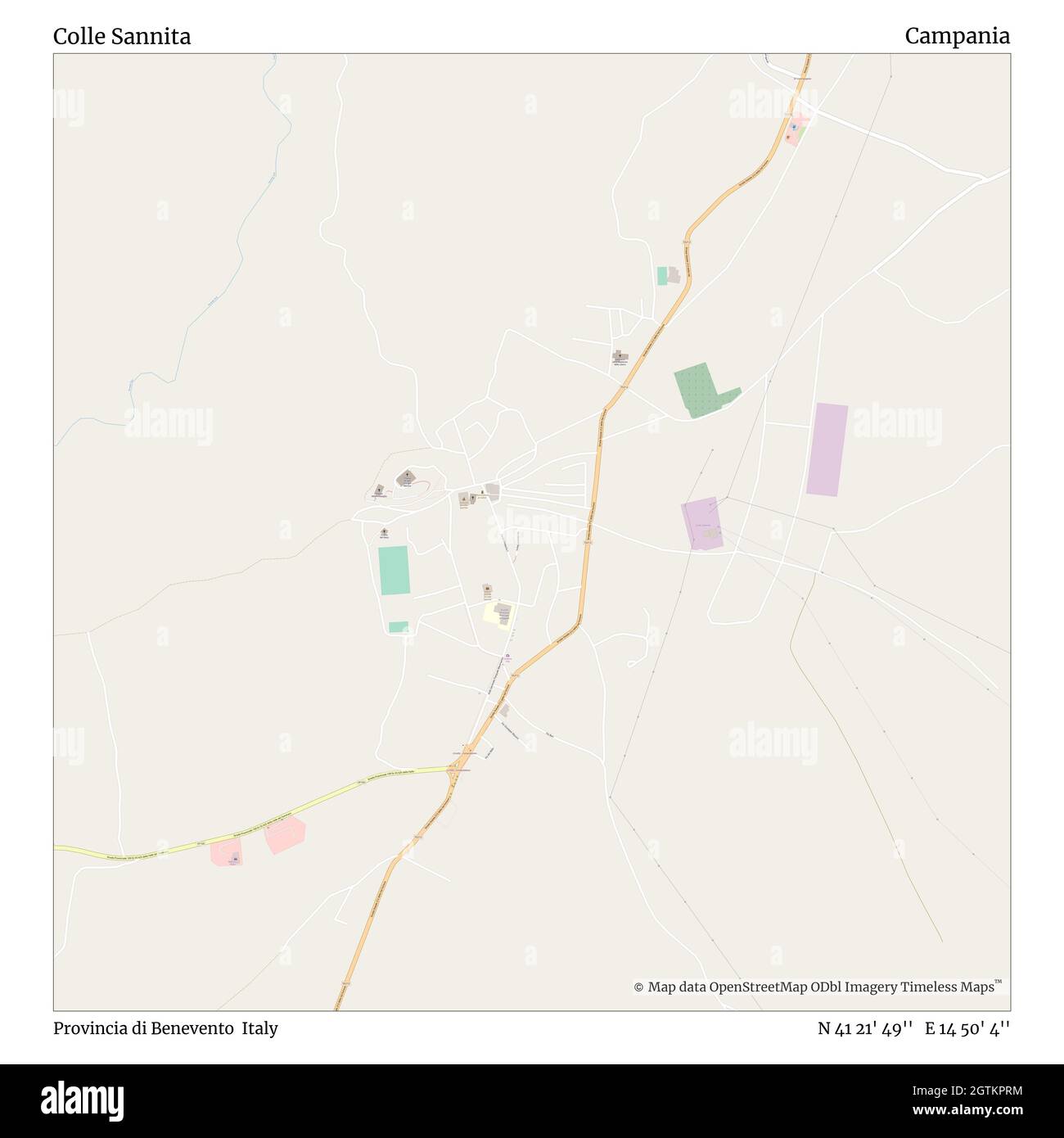 Colle Sannita, Provincia di Benevento, Italy, Campania, N 41 21' 49 ...