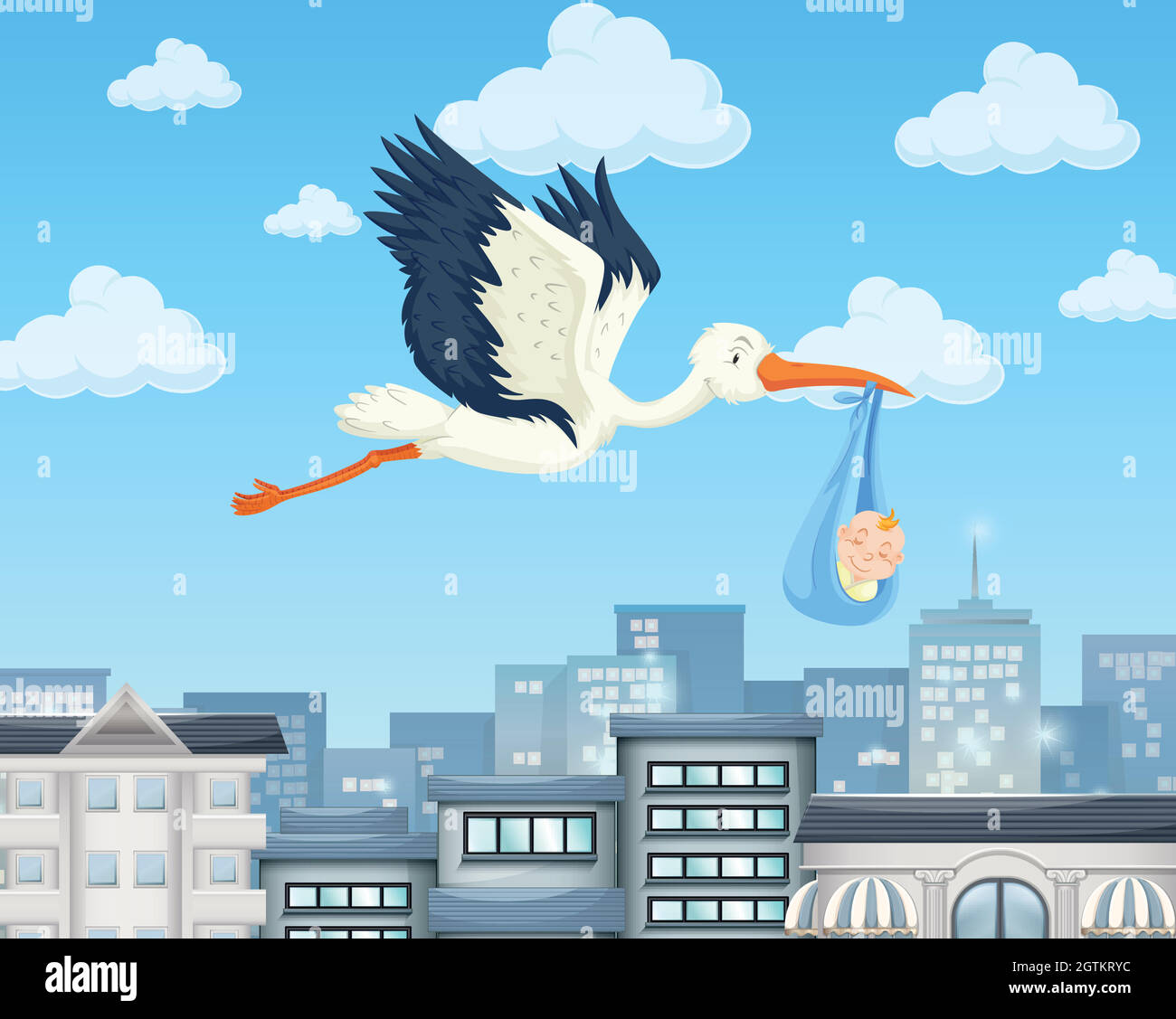 Wildlife city Stock Vector Images - Alamy