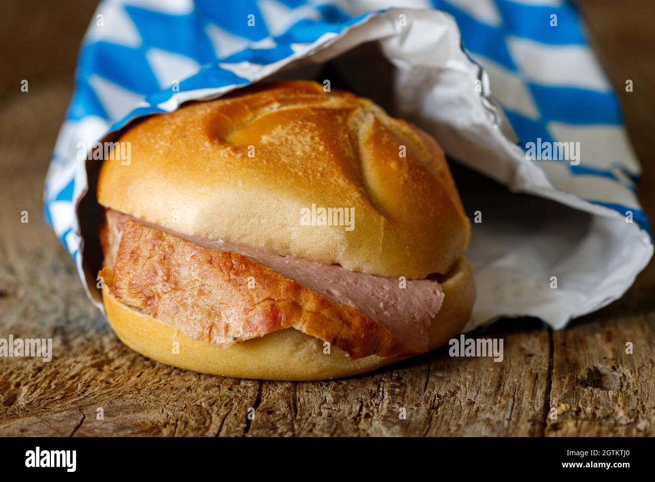Bavarian meat loaf leberkase hi-res stock photography and images - Alamy