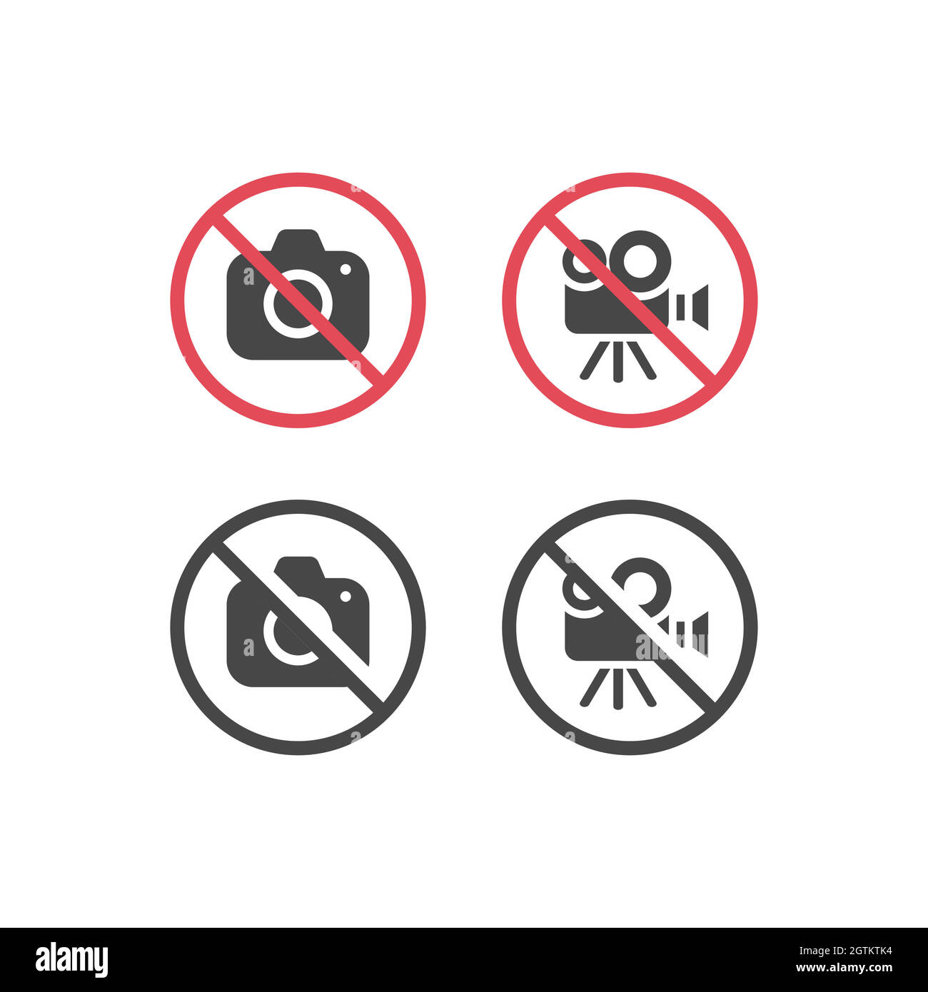 No filming sign hi-res stock photography and images - Alamy