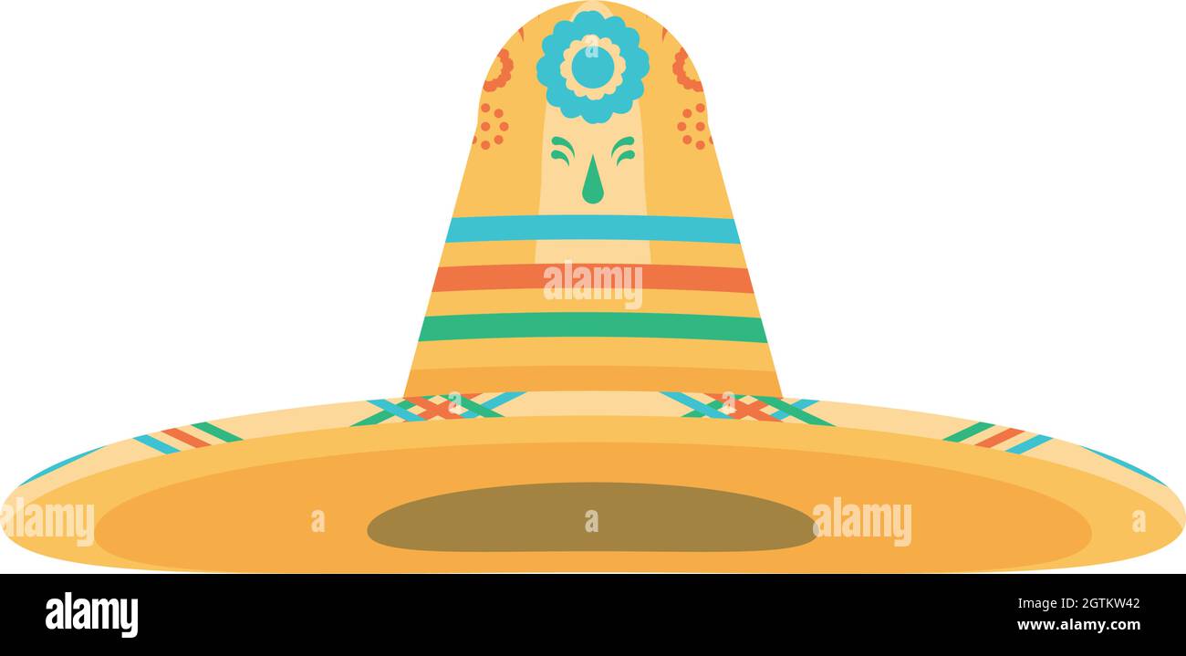 mexican traditional hat Stock Vector Image & Art - Alamy