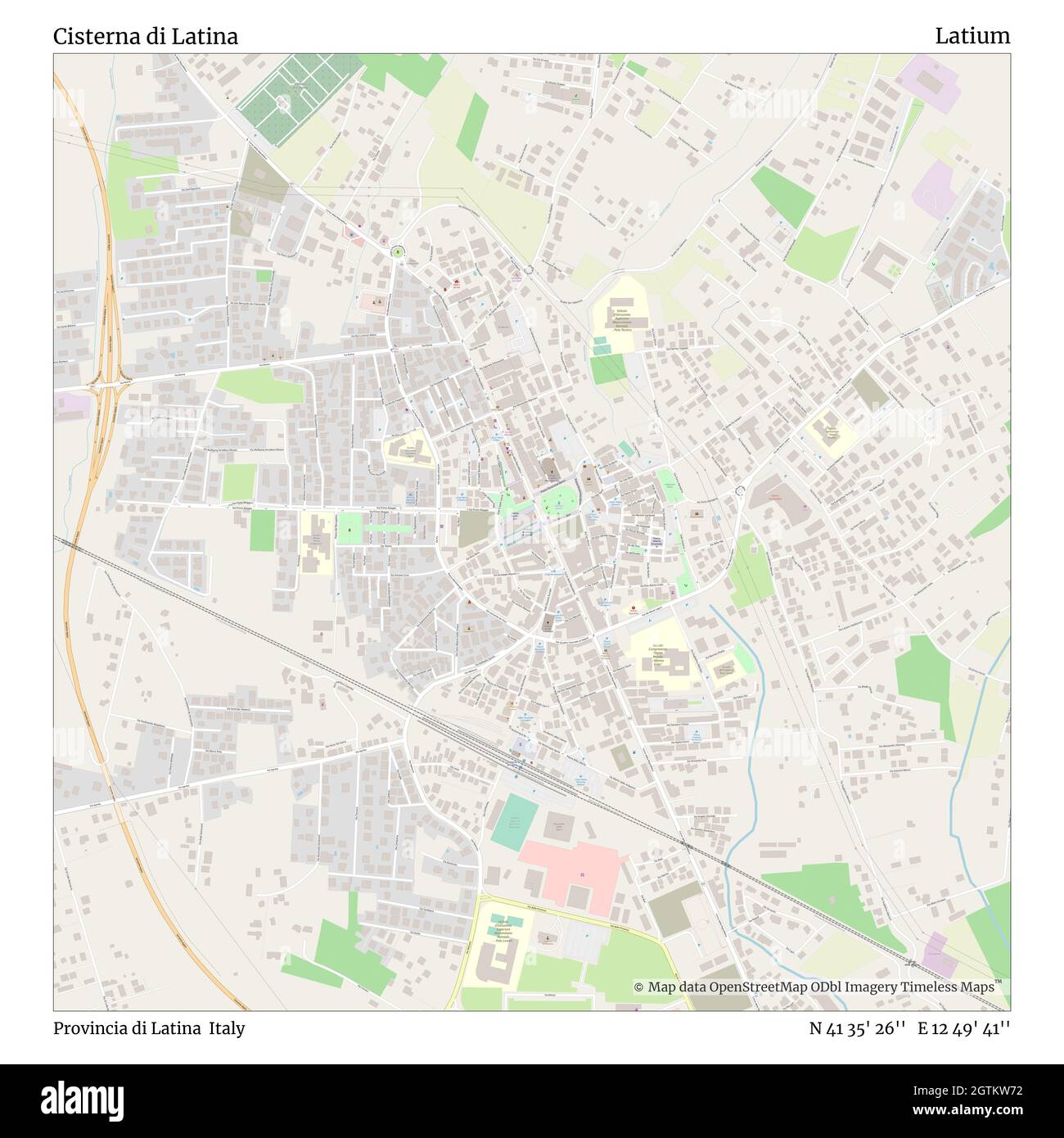 Cisterna di Latina, Provincia di Latina, Italy, Latium, N 41 35' 26 ...