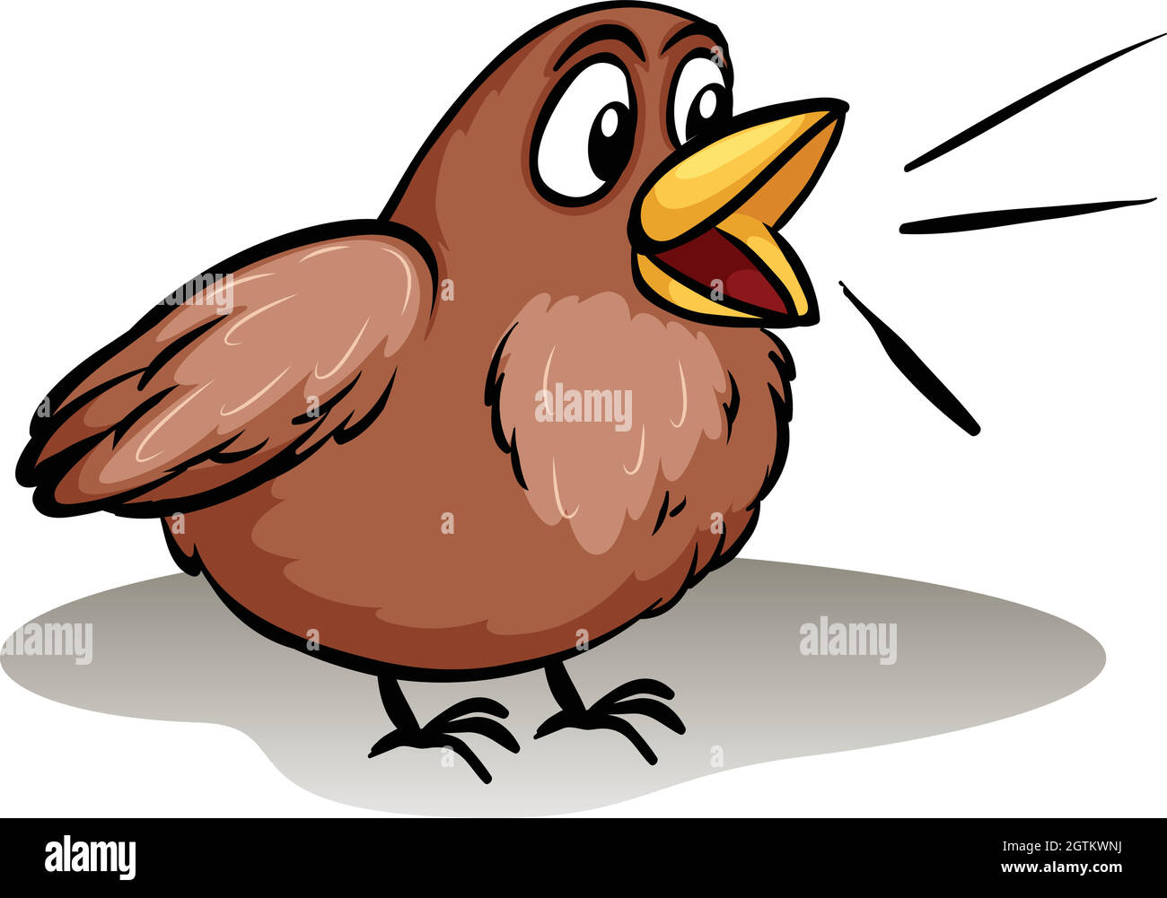 Talking bird Cut Out Stock Images & Pictures - Alamy