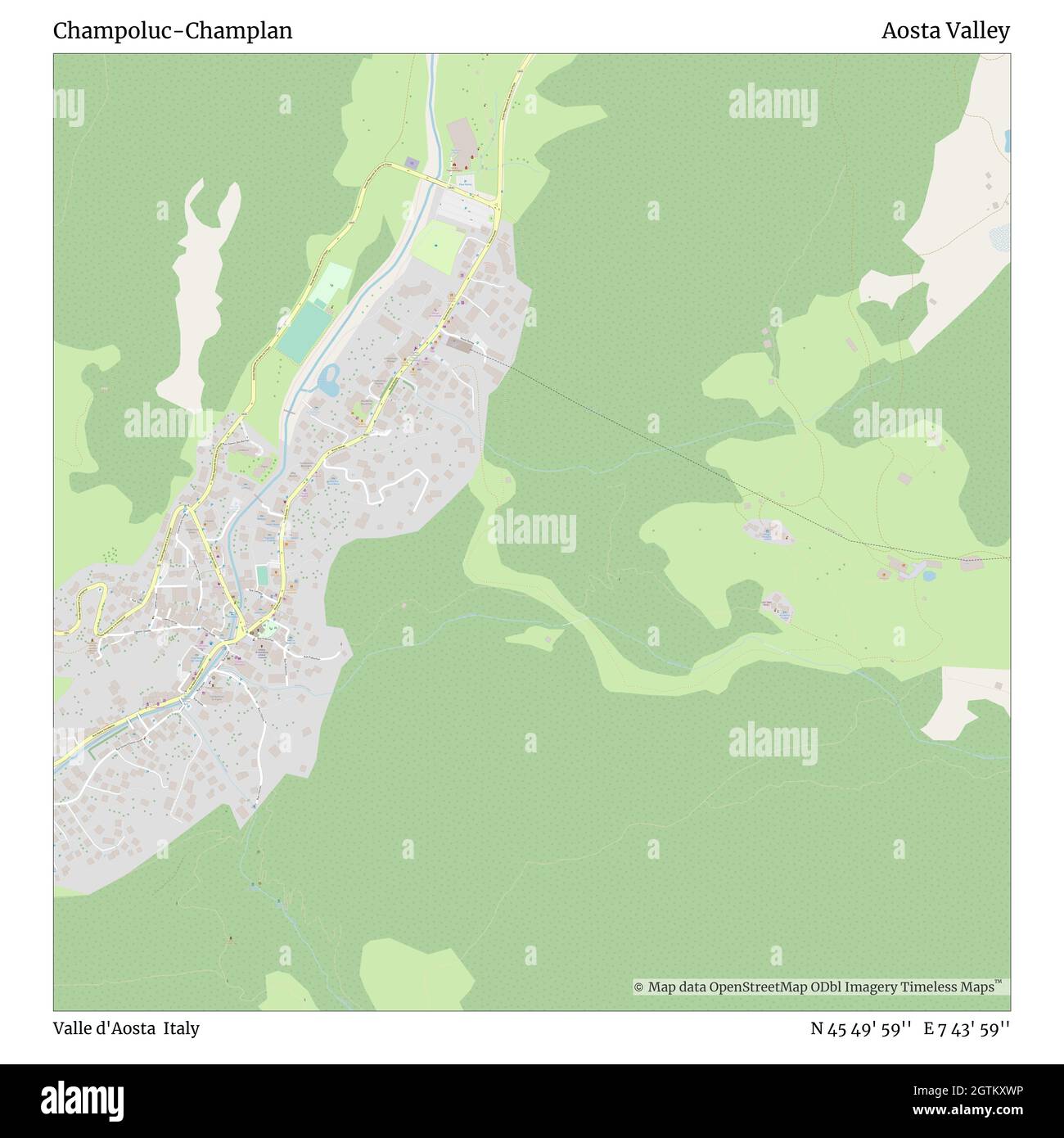 Champoluc-Champlan, Valle d'Aosta, Italy, Aosta Valley, N 45 49' 59 ...