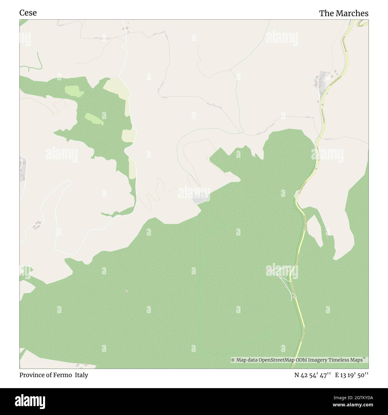 Map of fermo Cut Out Stock Images & Pictures - Alamy