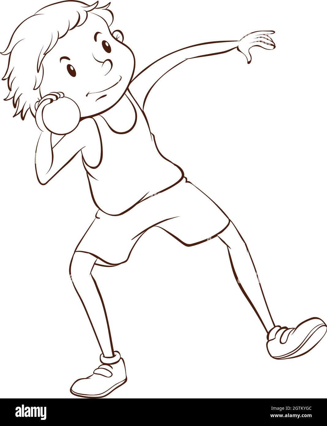 Throwing weight Stock Vector Images - Alamy