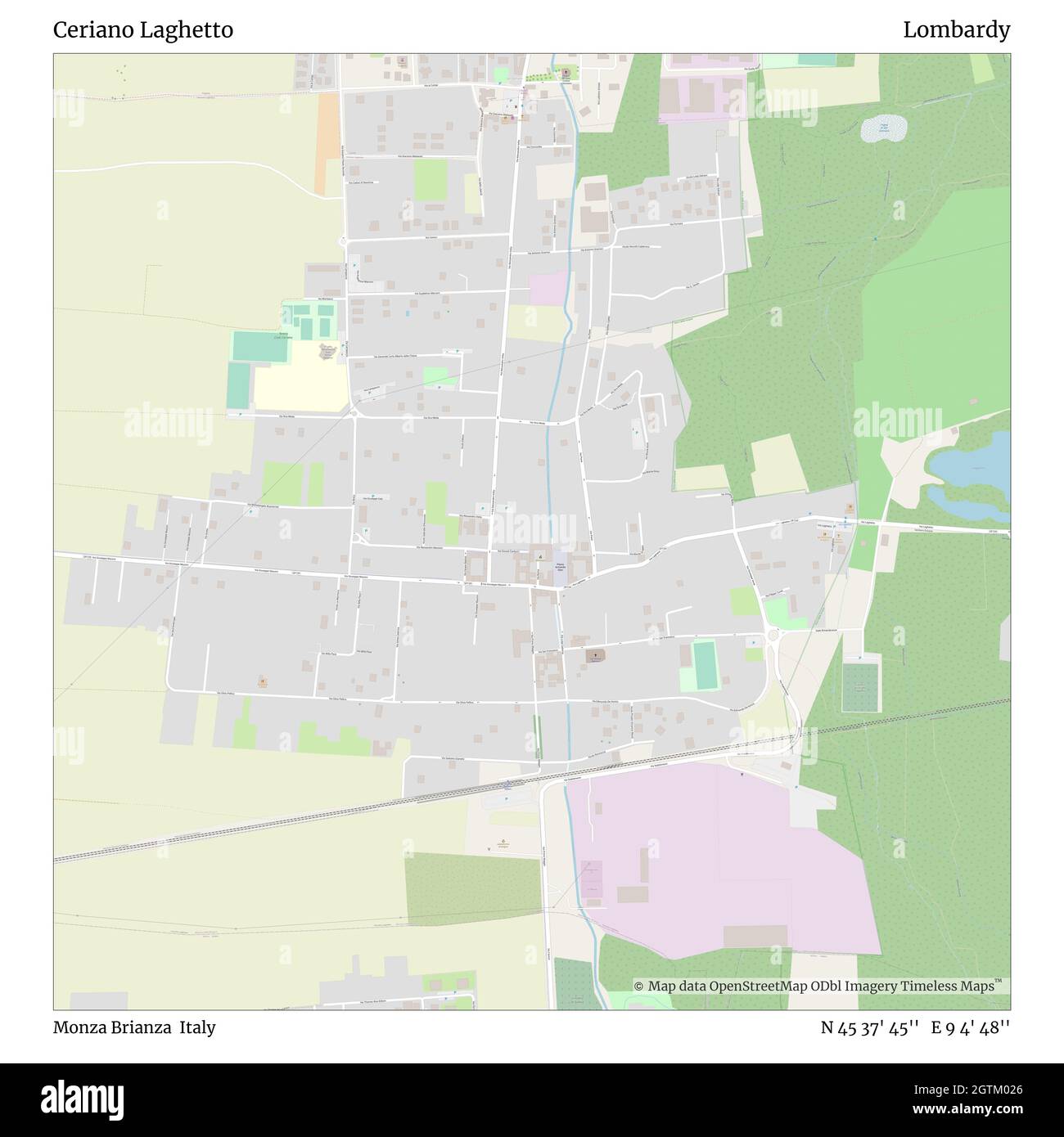 Ceriano Laghetto, Monza Brianza, Italy, Lombardy, N 45 37' 45'', E 9 4 ...
