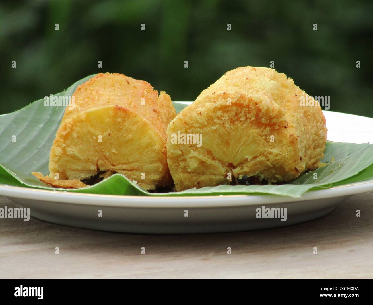 Fried Cassava Is Traditional Food In Java Stock Photo - Alamy