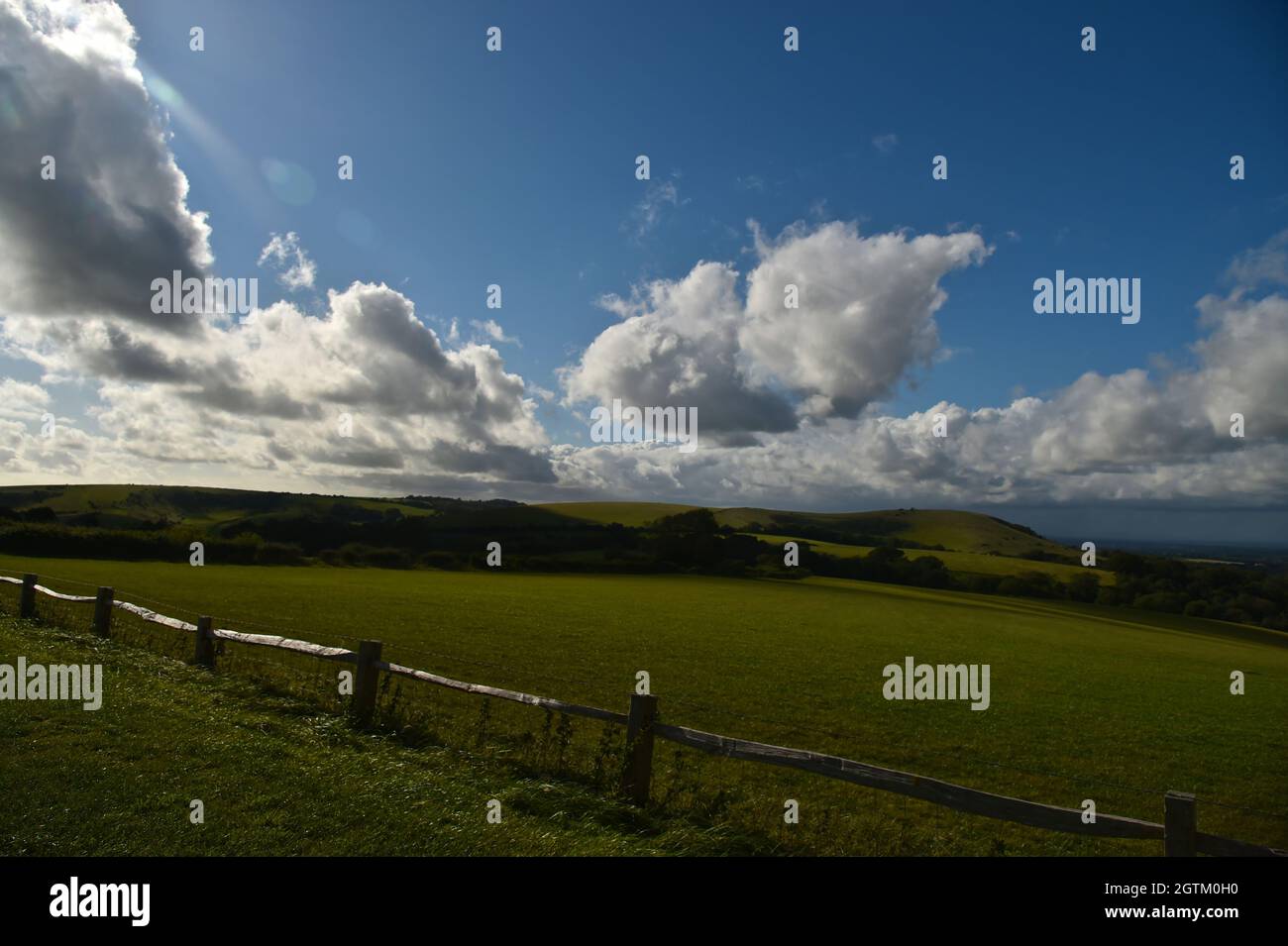 Aerial views of the south downs hi-res stock photography and images - Alamy