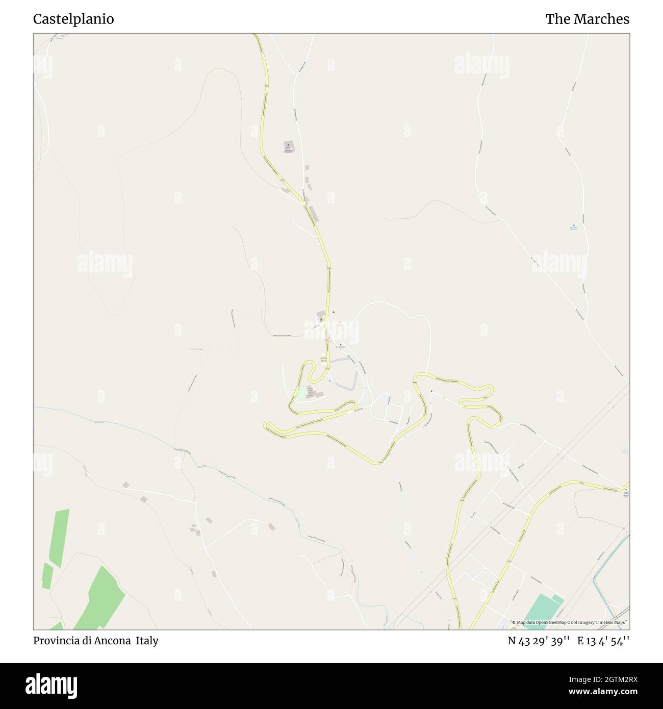 Castelplanio, Provincia di Ancona, Italy, The Marches, N 43 29' 39'', E ...