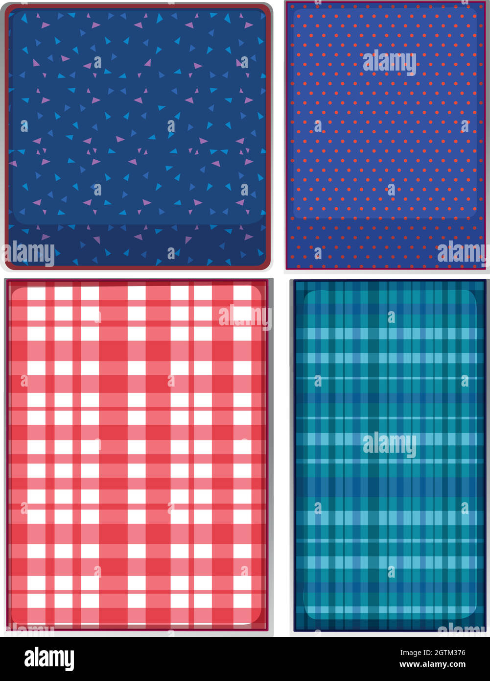 Four patterns hi-res stock photography and images - Alamy