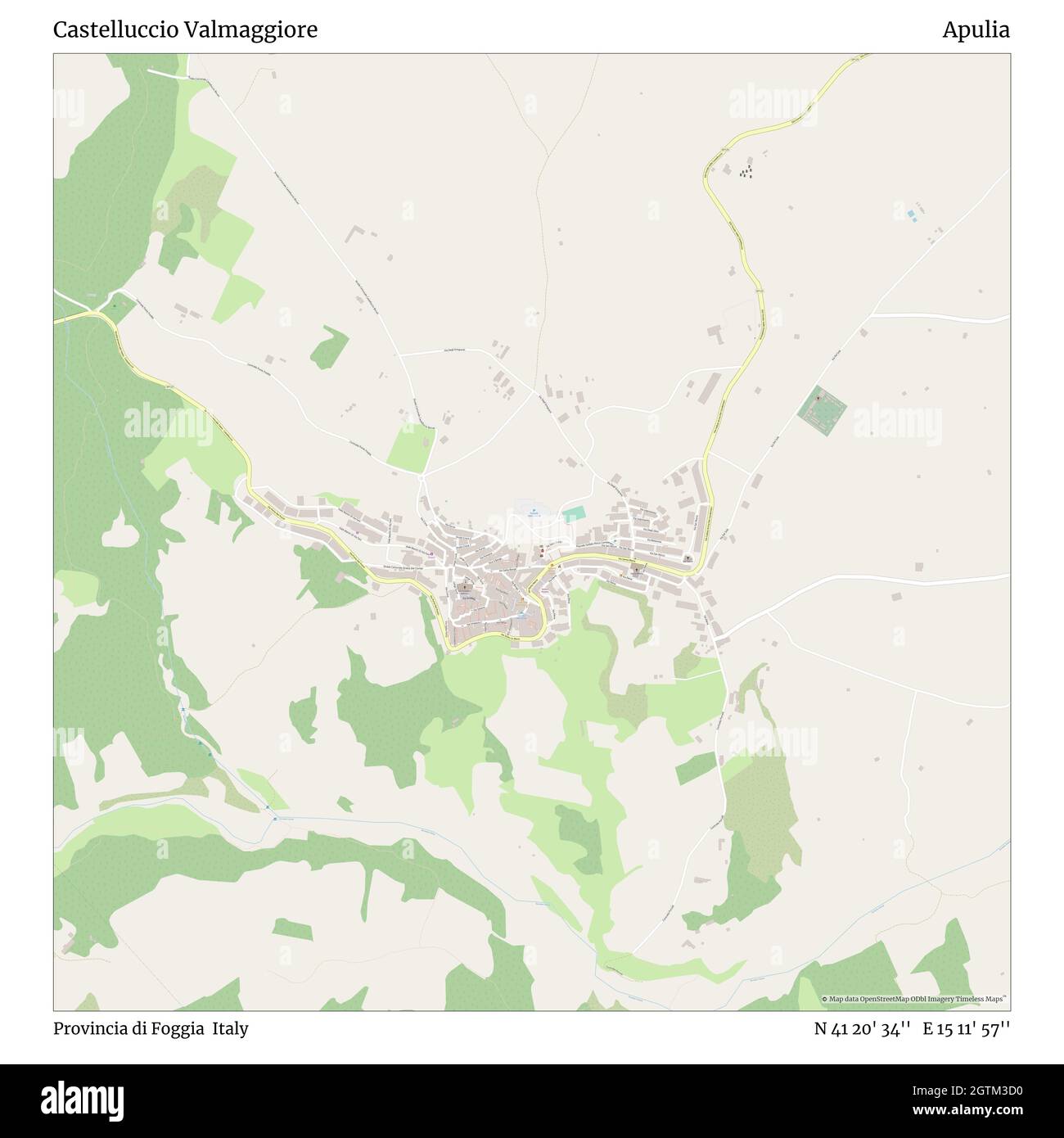 Map of foggia hi-res stock photography and images - Alamy