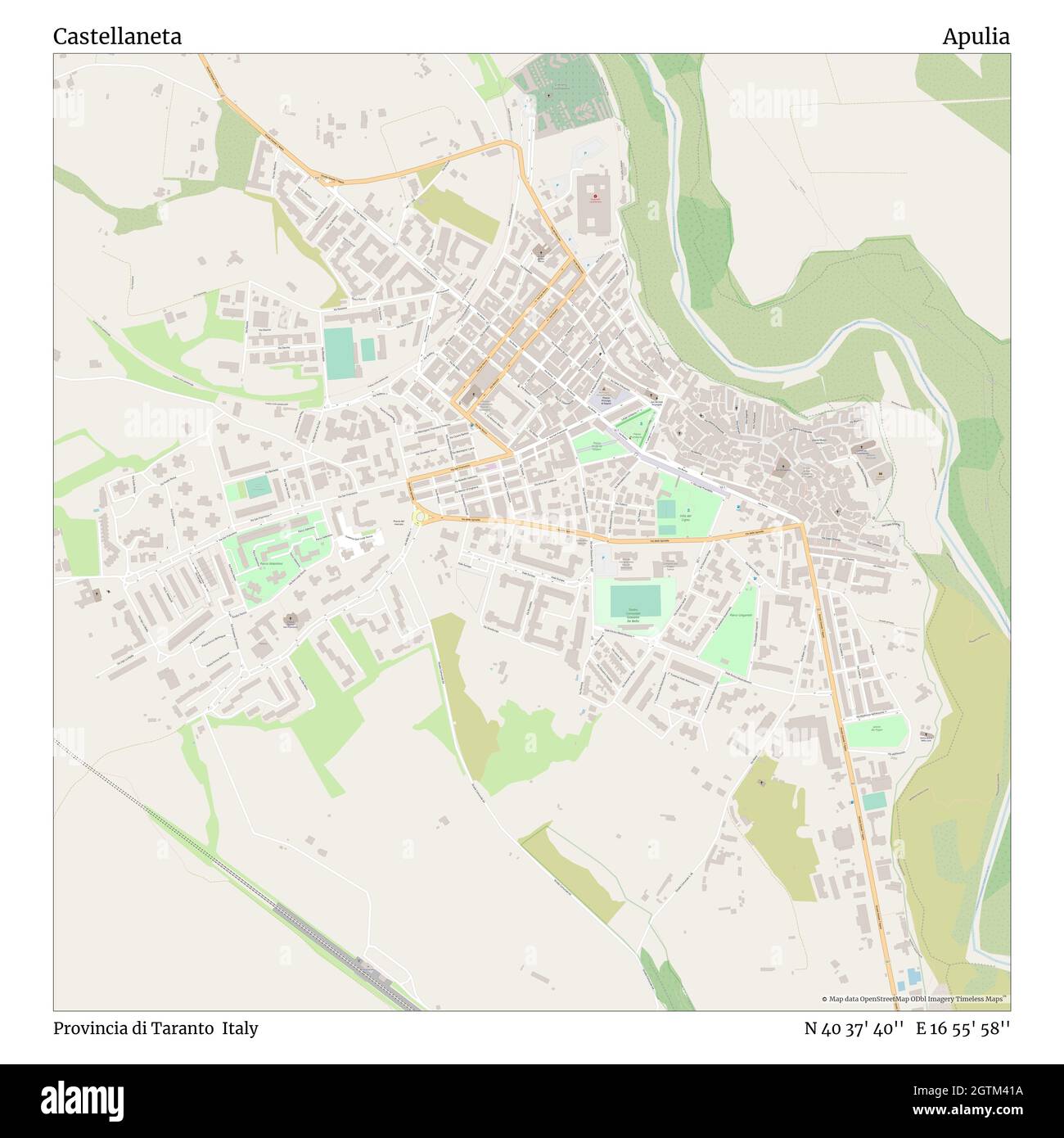 Taranto Castellaneta Italy Map Villa Del Cigno In Puglia | Walking Map