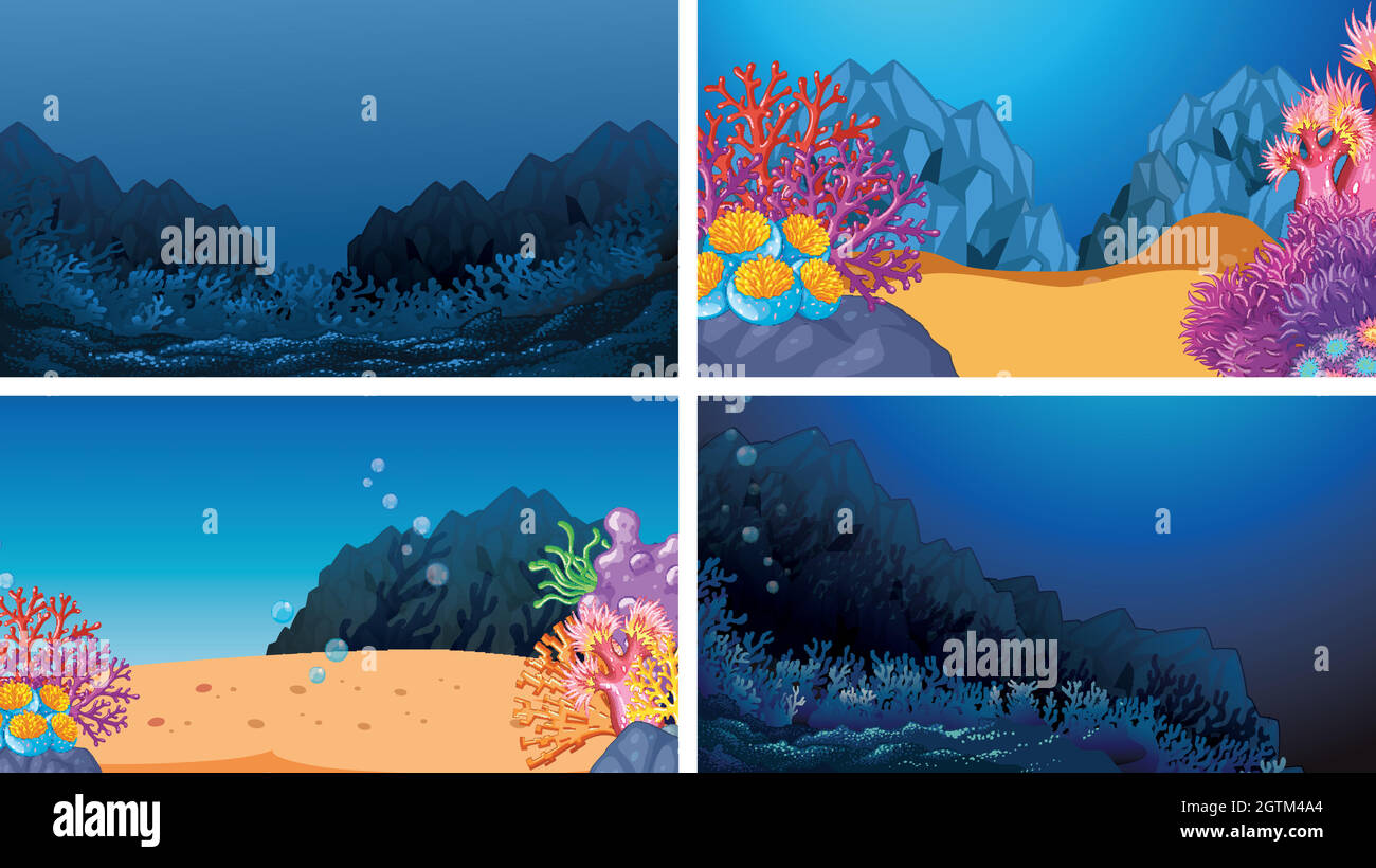 Set of scenes in nature setting Stock Vector Image & Art - Alamy