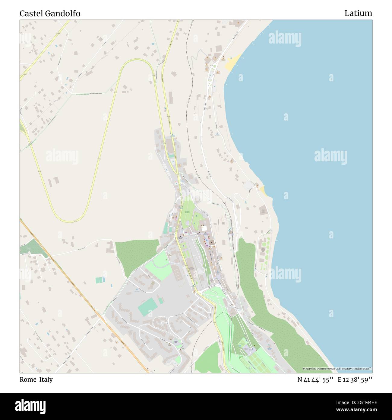 Castel gandolfo rome Cut Out Stock Images & Pictures - Alamy