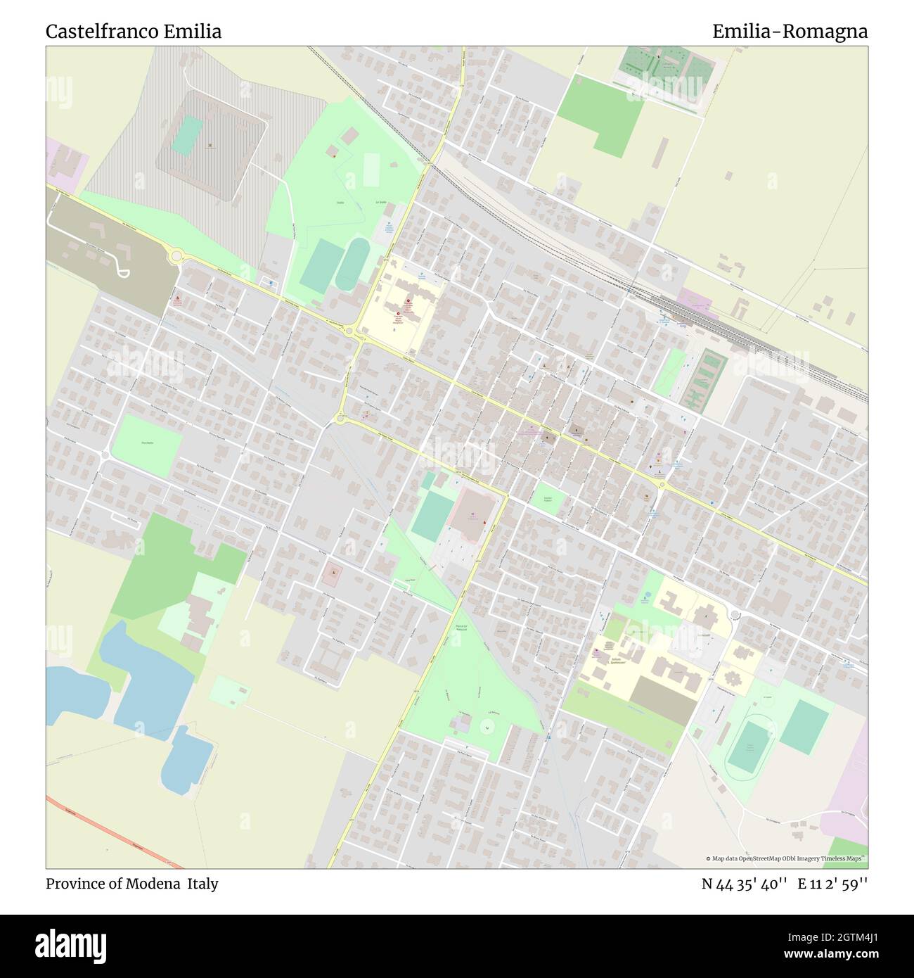 Castelfranco Emilia, Province of Modena, Italy, Emilia-Romagna, N 44 35 ...